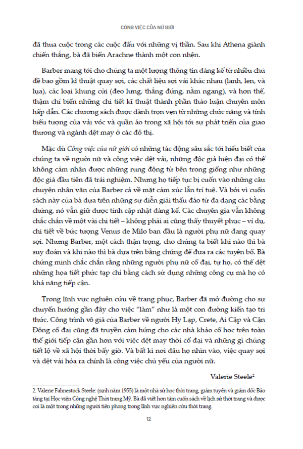 Công việc của nữ giới - Elizabeth Wayland Barber - Book Hunter Lyceum